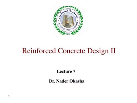 Ppt Reinforced Concrete Design Ii Powerpoint Presentation Free Download Id 4810266
