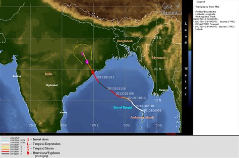 Phailin Satellite Imagery
