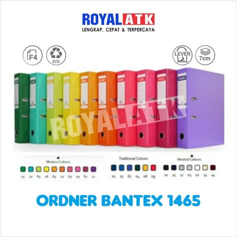 Jual Laf Ordner Bantex 1465 F4 7cm Lever Arch File Bantex Folio 7