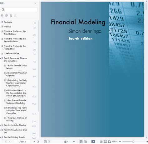 Ebook Pdf Financial Modeling Fourth Edition By Simon Benninga Ebooks Store