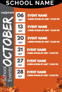School Event Flyer Template Postermywall