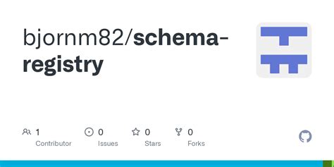 GitHub Bjornm82 Schema Registry