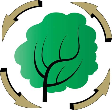 Circle Tree Logo Vector Images Depositphotos