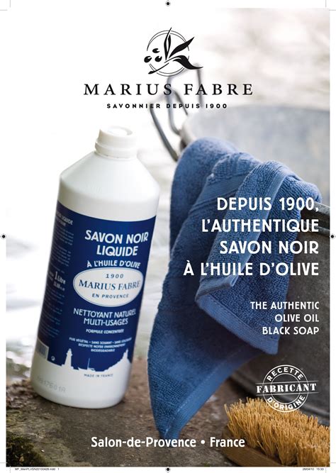 Zwarte Zeep of Savon Noir van Marius Fabre