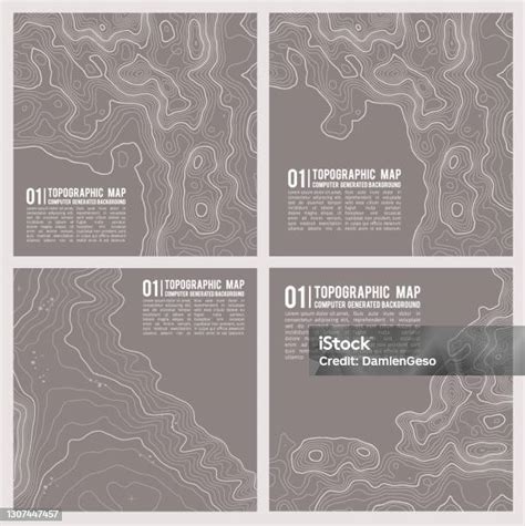지리적 산 지형 벡터 일러스트레이션 지형 패턴 텍스처 육상 벡터 지형에 매핑합니다 입면 그래픽 윤곽 높이 선입니다 벡터 집합입니다 0명에 대한 스톡 벡터 아트 및 기타