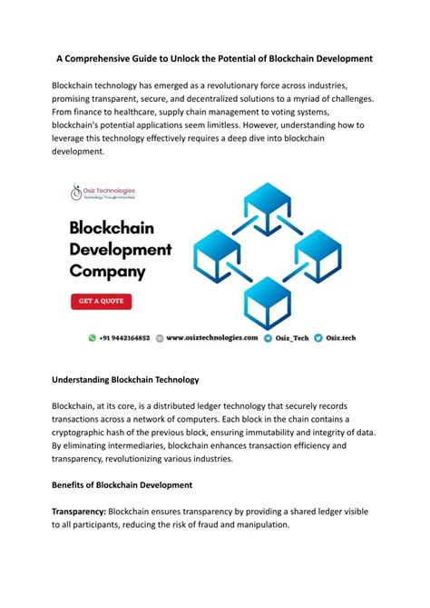 Ppt A Comprehensive Guide To Unlock The Potential Of Blockchain