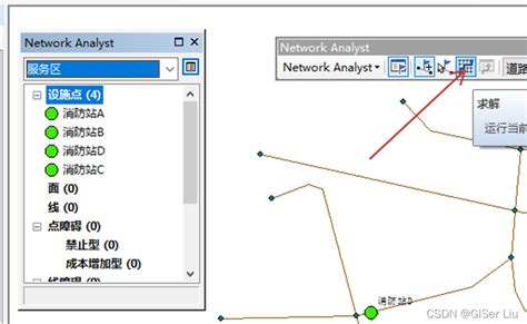 Gis空间分析 网络分析4服务区分析 Gis服务区分析 Csdn博客
