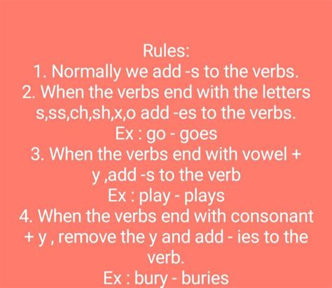 Present Tense Adding S Es Ies To The Base Verbs English Grammar Assignment Teachmint