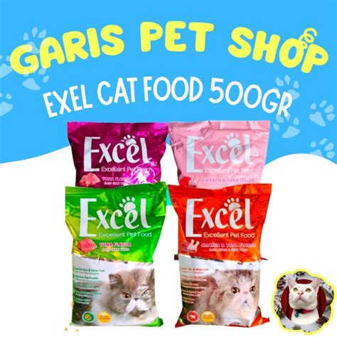 Jual EXCEL CAT FOOD 500GR Shopee Indonesia