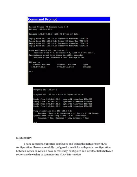 CCNA Router On Stick VLAN And Trunking PDF