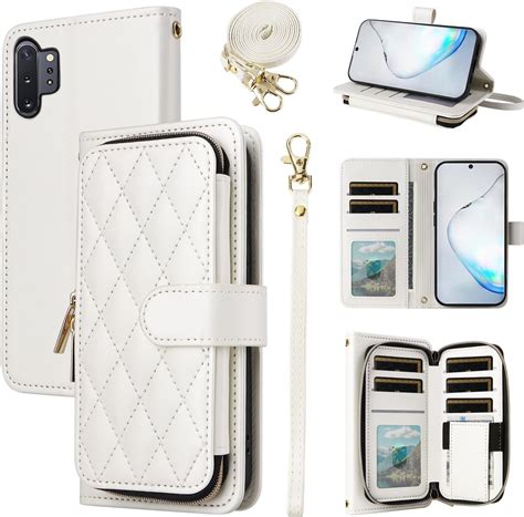 Amazon Com Furiet Wallet Case For Samsung Galaxy Note 10 Plus Note10 5G With Wrist Strap 9