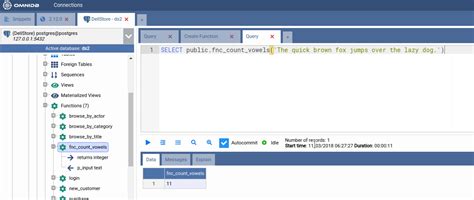 Writing And Debugging PL PgSQL Functions OmniDB Documentation
