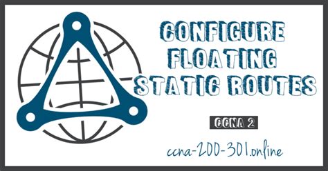 configure floating static routes ccna 200 301