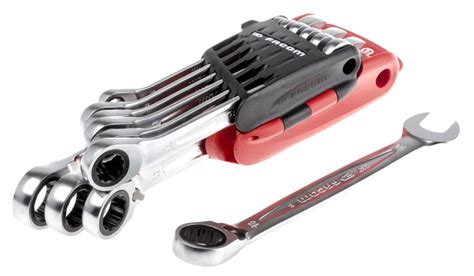 467 Jp10 Facom Ratcheting Spanner Set 669 8240 Rs Components