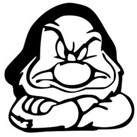 Grumpy Decal Grumpy Dwarf Car Decal Laptop Decal Etsy Uk