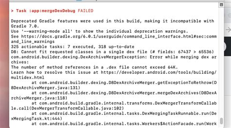 Deprecated Gradle Features Were Used In This Build Making It Incompatible With Gradle 70