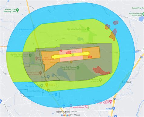 Airport Overflight Map Christian Valley Park Csd