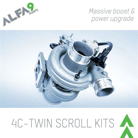 Alfa9 4c Twin Scroll Turbo Kit — Alfa9 Supply
