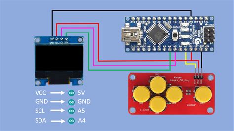 Input Text Into Your Arduino Code Using 5 Key Keyboard` Arduino Project Hub