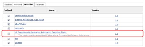 Hp Operations Orchestration Automation Execution Jenkins Plugin