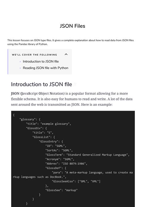Dealing With JSON Files In Python With Illustrations PDF
