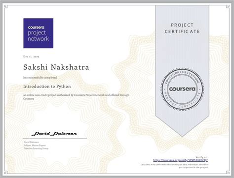 I Am Pleased To Announce That I Have Successfully Completed The Course