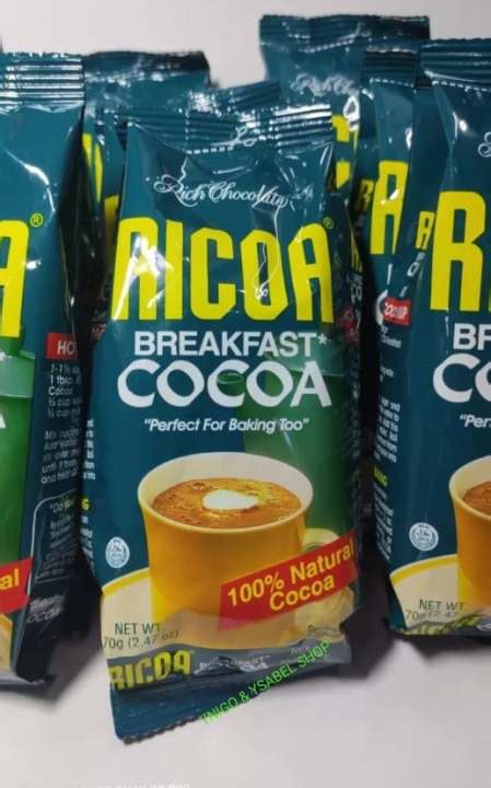 Ricoa Cocoa Powder 70grams Lazada Ph