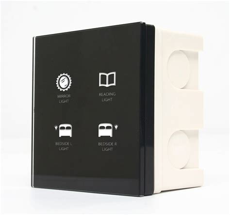 4 Way 12v Dc Rs485 Modbus Protocol Smart Hotel Light Touch Switch