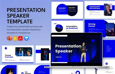 FREE Speaker In PPT Templates Download In PDF Illustrator PPT Google Slides Apple Keynote