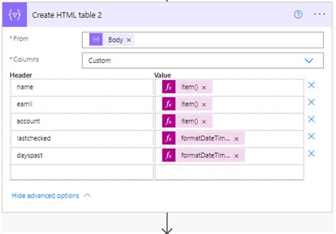 automated email based on cell value power platform community