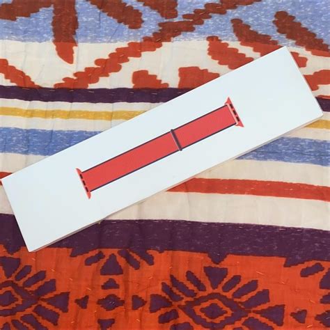 Apple Nike Red Sport Loop Smartwatch Band In Depop