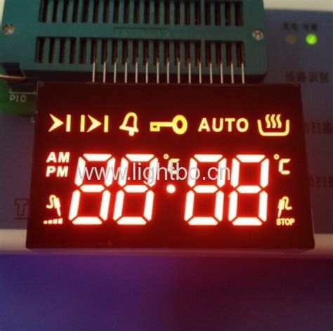 Ultra White Custom 4 Digit 7 Segment Led Display For Oven Timer Control Manufacturers And