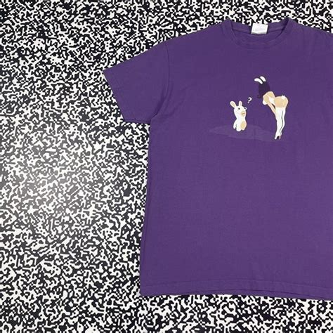 Vintage Vintage 90s Rayman Sex Porn Girl Raving Rabbits Promo Tshirt