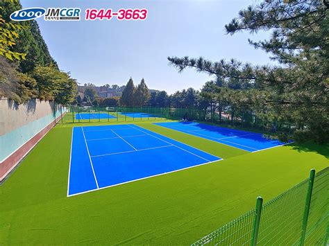 연세대 인조잔디 테니스장 테니스코트 시공 인조잔디 전문기업 주목씨지알 Jmcgr