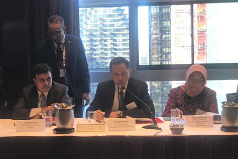 នារសៀលថ្ងៃទី១២ ខែកក្កដា ឆ្នាំ២០១៩ នៅទីក្រុងញ៉ូវយ៉ក ឯកឧត្តម រ៉ិត វុទ្ធី អគ្គលេខាធិការ រងគណៈ