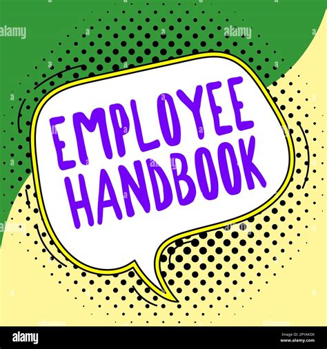 Handwriting Text Employee Handbook Business Idea Document That Contains An Operating Procedures