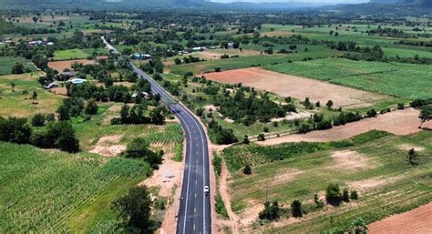 กรมทางหลวงชนบท ก่อสร้างงานปรับปรุงเรขาคณิตบนถนนสาย นม 4033 จ นครราชสีมา เสร็จสมบูรณ์ Thailand