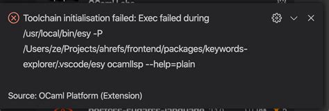 issue when trying to install v0 5 0 · issue 158 · ocamllabs vscode