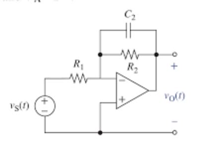 Solved First Order OP Circuit Step Response Find The Chegg Com