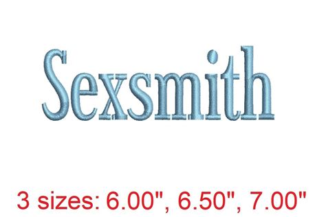 Sexsmith Embroidery Font Creative Fabrica