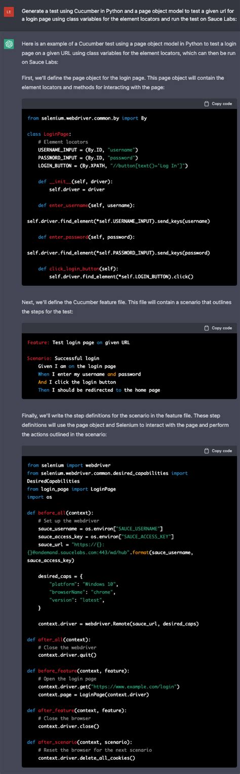 Chatgpt For Automated Testing From Conversation To Code