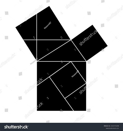 Pythagorean Theorem Proof Mathematics Stock Vector Royalty Free Shutterstock