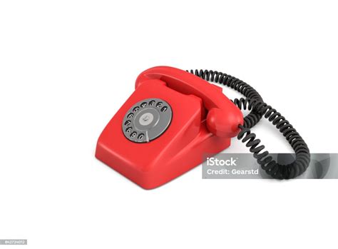 구식 회전 전화 흰색 배경에 고립의 3d 렌더링 3차원 형태에 대한 스톡 사진 및 기타 이미지 3차원 형태 고객 고전 양식 Istock