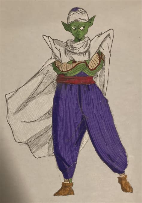 My Piccolo Jr Drawing R Dbz