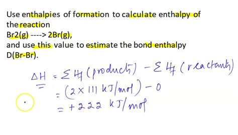 solved use enthalpies of formation given in appendix c to calculate Î