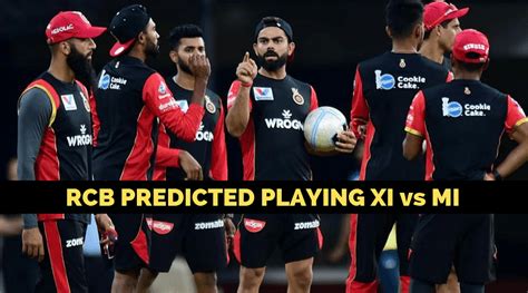 RCB Vs MI Playing RCB Predicted Playing XI Vs MI IPL The SportsRush