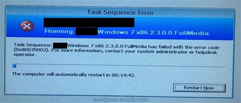 Offline Installation Failed With Error Code 0x80070002 Configuration Manager 2012