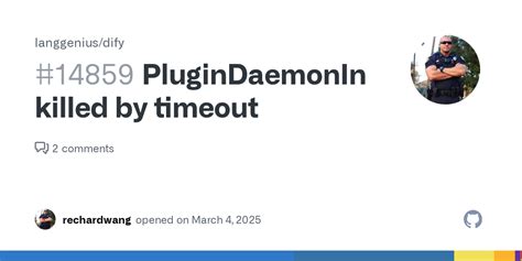 Plugindaemoninternalservererror Killed By Timeout · Issue 14859