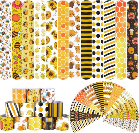 Bee Theme Party Favors 48 Bee Slap Bracelets For Botswana Ubuy