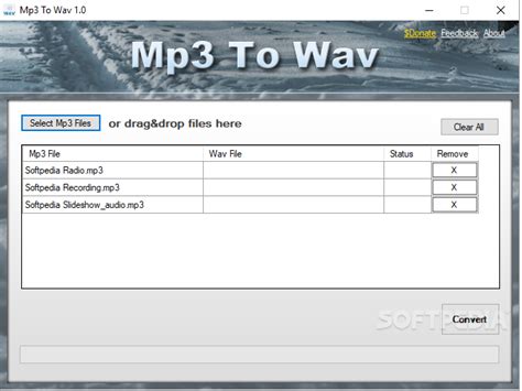 Mp To Wav Download Softpedia